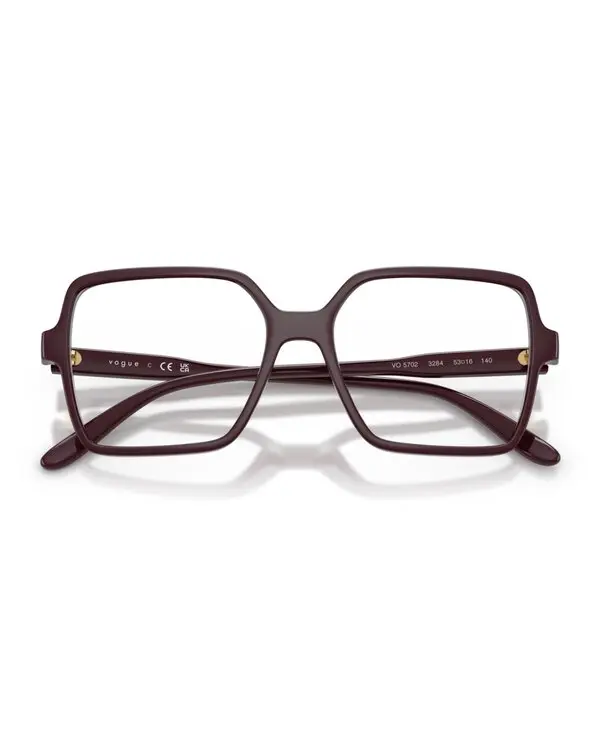 VOGUE EYEWEAR Oversized Square Frame Eyeglasses