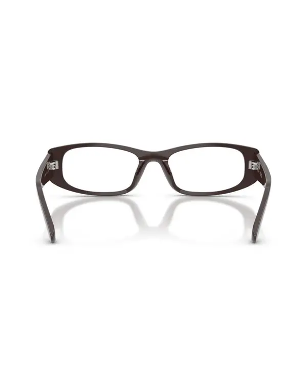 VOGUE EYEWEAR Pillow Acetate Full Rim Eyeglasses - Moka