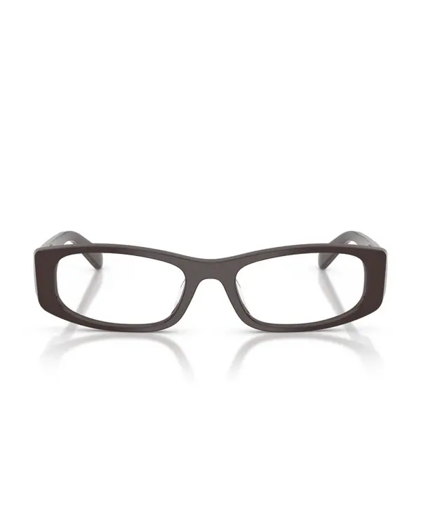 VOGUE EYEWEAR Pillow Acetate Full Rim Eyeglasses - Moka