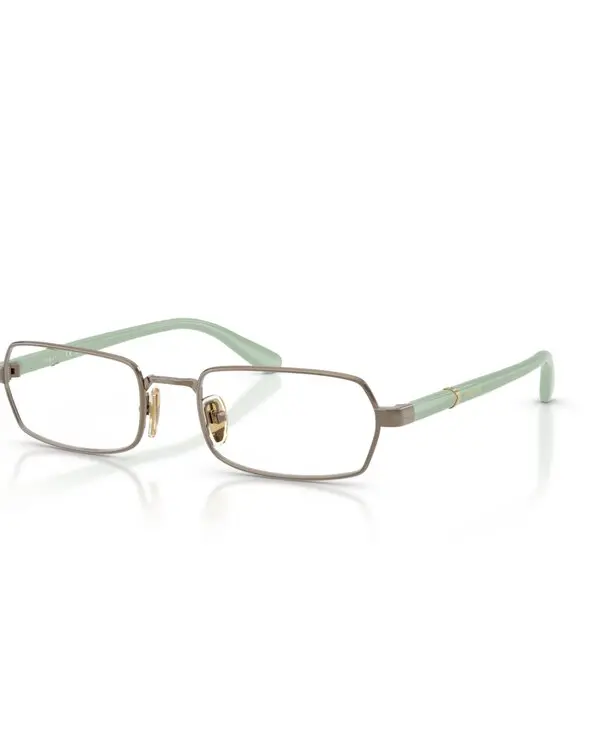 VOGUE EYEWEAR Irregular Metal Eyeglasses - Light Brown