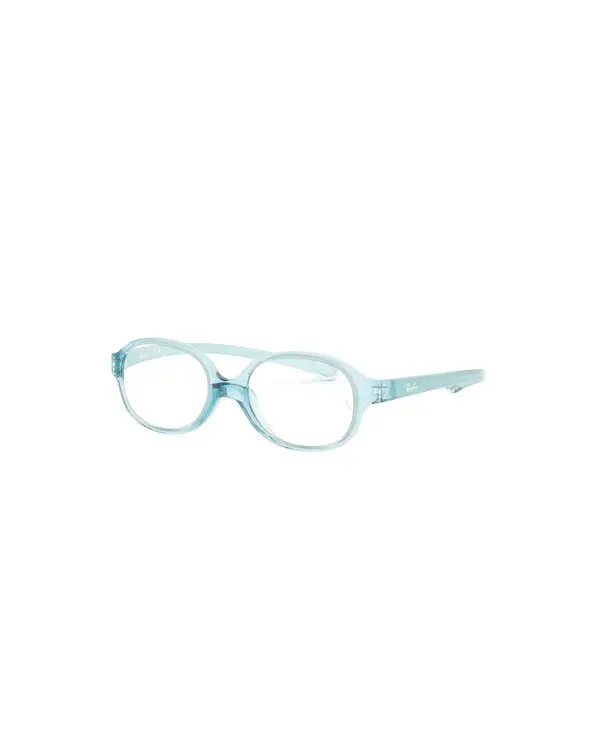 Ray-ban Oval Eyeglasses - Transparent Light Blue