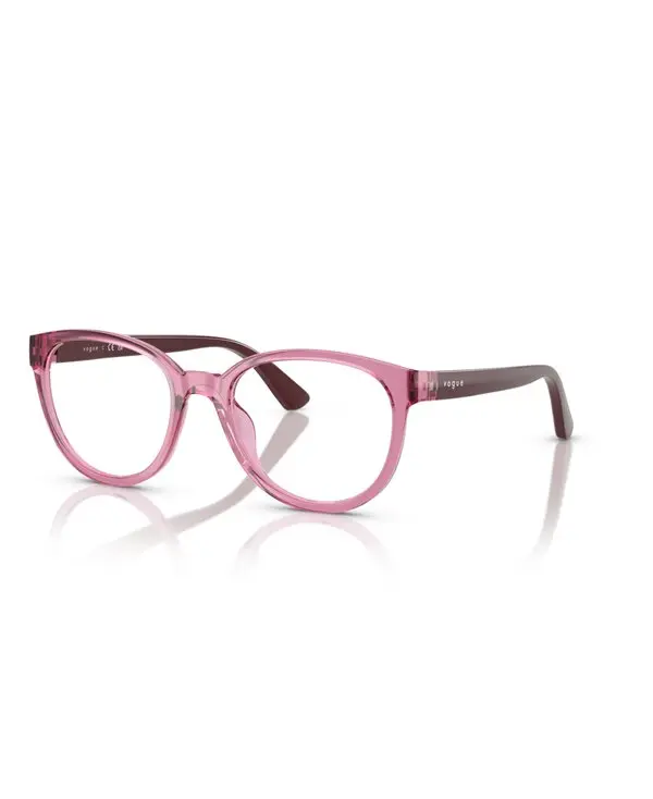 VOGUE EYEWEAR Pillow Shape Eyeglasses - Transparent Dark Rose