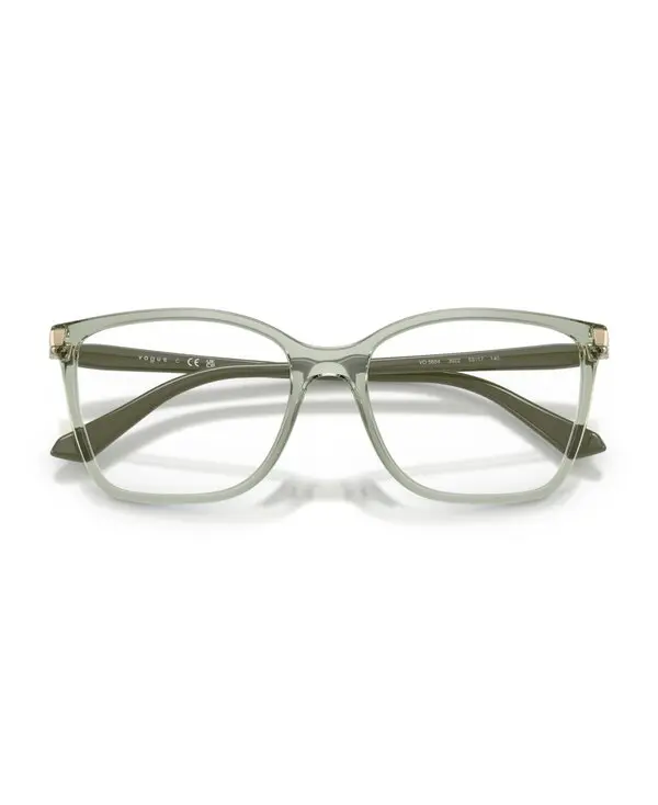 VOGUE EYEWEAR Square Frame Eyeglasses - Transparent Green