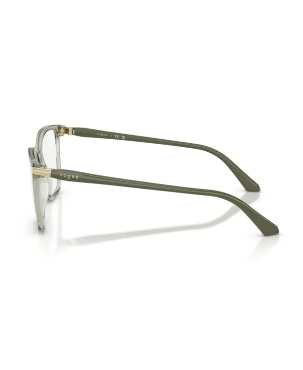 VOGUE EYEWEAR Square Frame Eyeglasses - Transparent Green