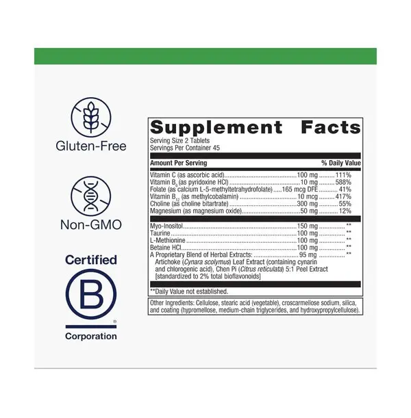METAGENICS Lipo-gen Lipotropic Liver And Gallbladder Support Supplement
