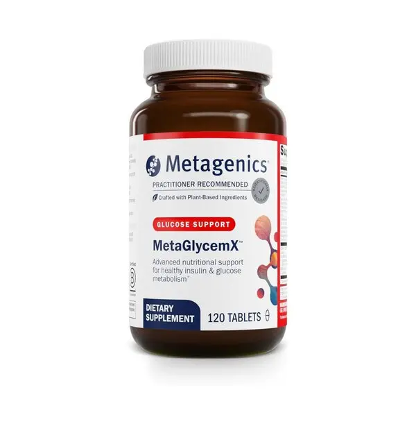 METAGENICS Metaglycemx 100 Milligram Alpha Lipoic Acid Supports Carbohydrate Metabolism Antioxidant Support With Tea Extract - No Color