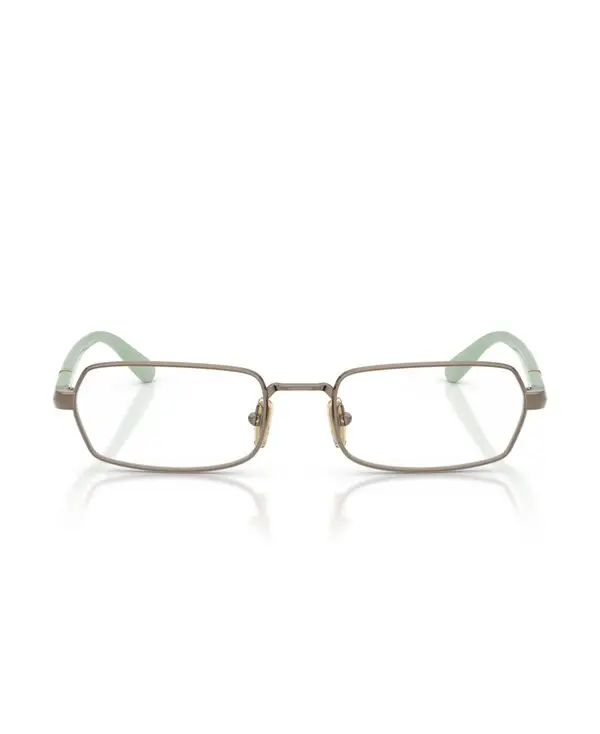 VOGUE EYEWEAR Irregular Metal Eyeglasses - Light Brown