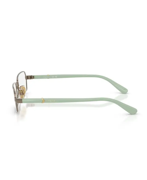 VOGUE EYEWEAR Irregular Metal Eyeglasses - Light Brown