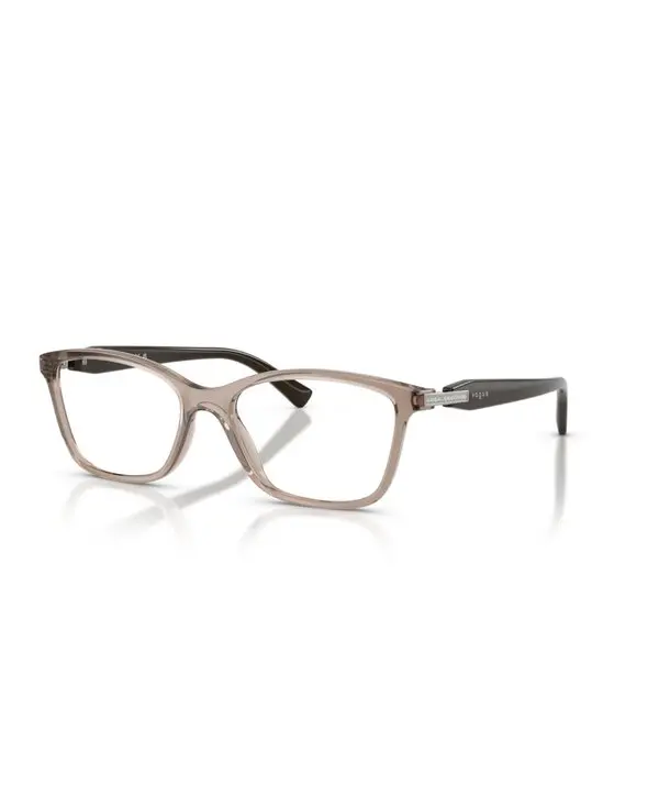 VOGUE EYEWEAR Square Frame Eyeglasses - Transparent Brown
