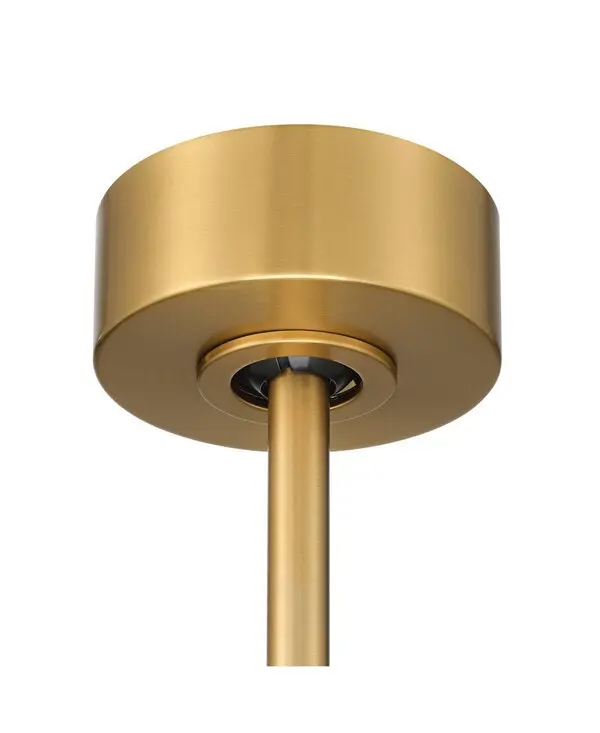 CASA VIEJA 60" Artistry Soft Brass Led Damp Ceiling Fan