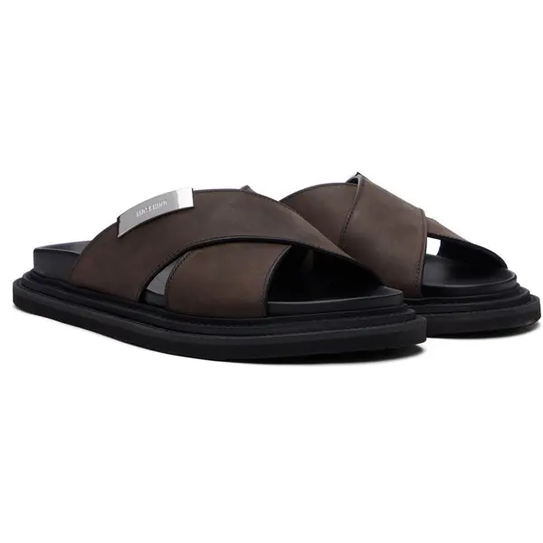 Moschino Leather Slippers