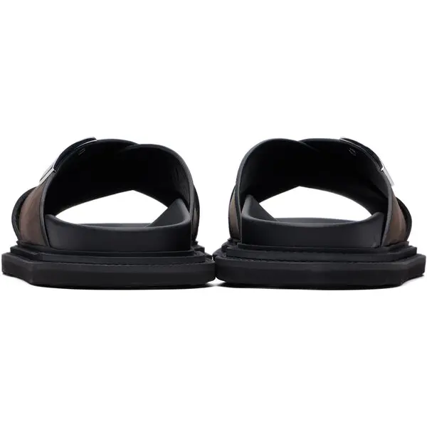 Moschino Leather Slippers