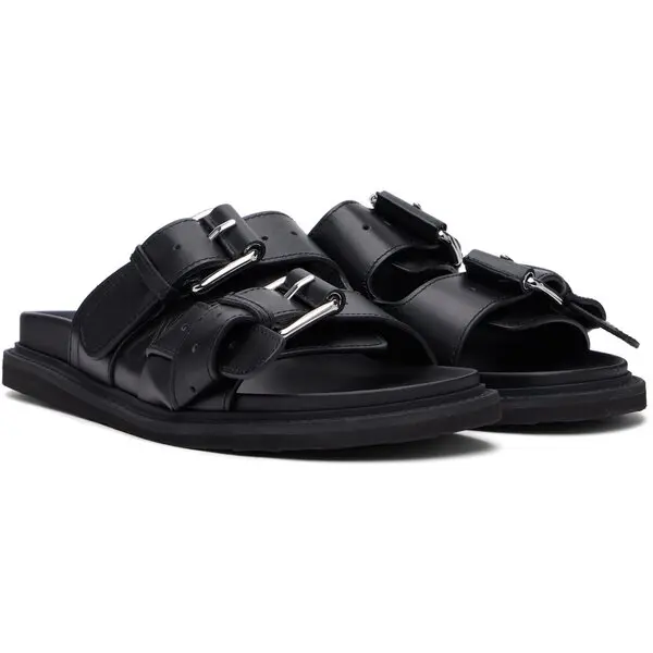 Moschino Leather Slippers