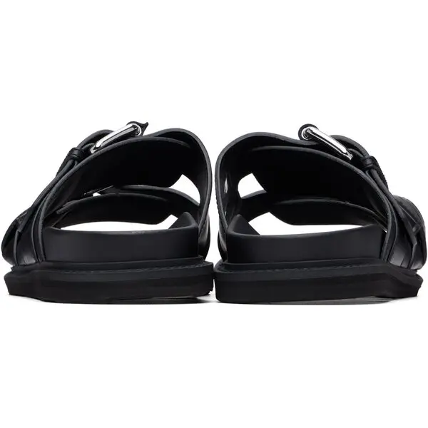 Moschino Leather Slippers