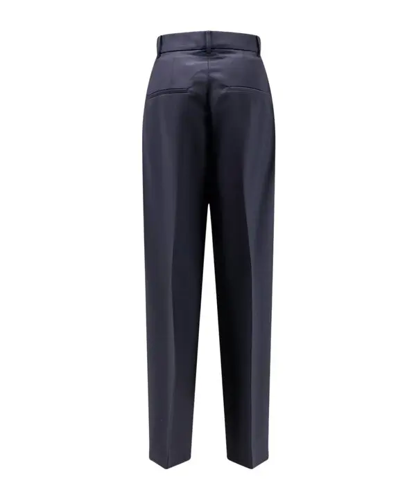 RÓHE High-waisted Pleated Straight-leg Trousers