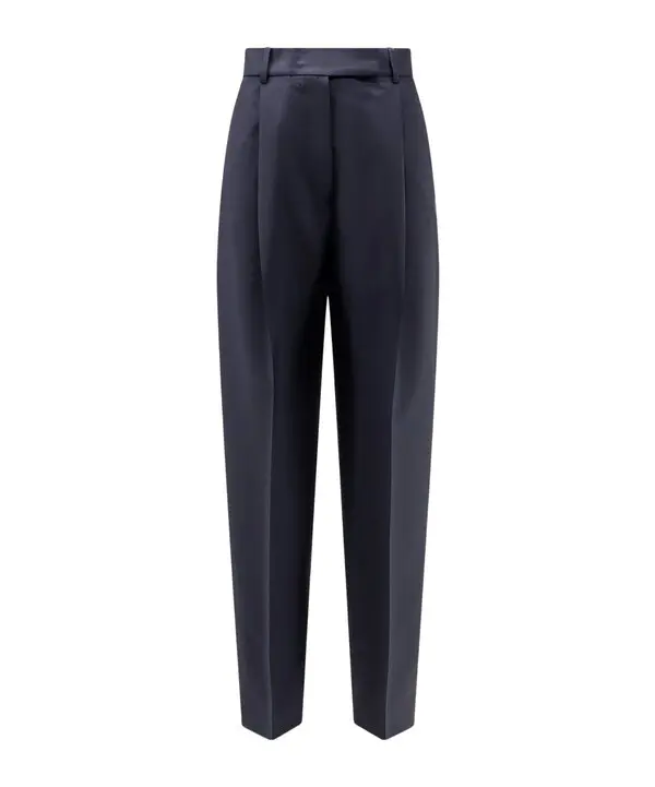 RÓHE High-waisted Pleated Straight-leg Trousers - No
