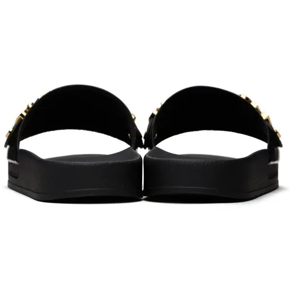 Moschino Lettering Logo Slippers