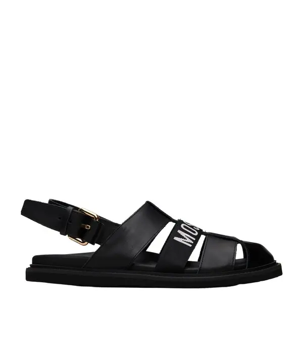Moschino Open-toe Flat Sandals