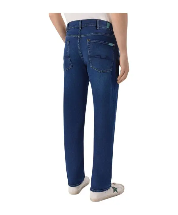 7 For All Mankind Belt Loop Jeans With Embroidered Back Pockets