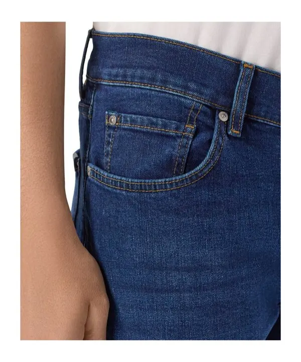7 For All Mankind Belt Loop Jeans With Embroidered Back Pockets