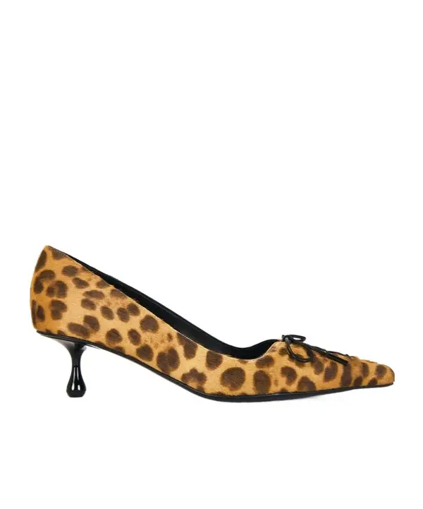 JIMMY CHOO Scarlett Leopard-print Pumps - Natural