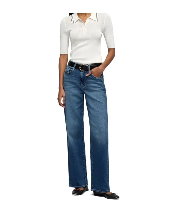 7 For All Mankind Stovepipe Straight In Luxe Vintage