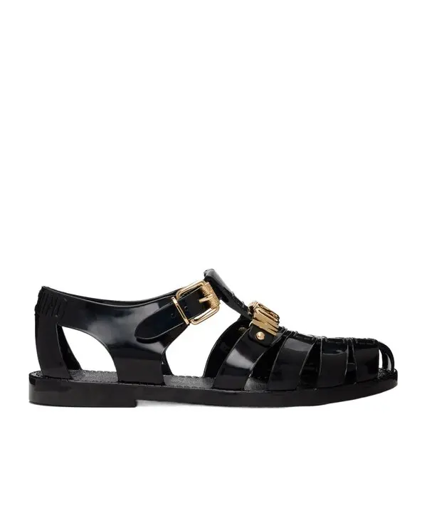 Moschino Jelly Logo Sandals