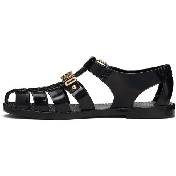 Moschino Jelly Logo Sandals