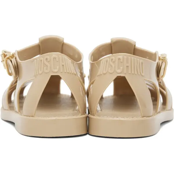 Moschino Jelly Logo Sandals