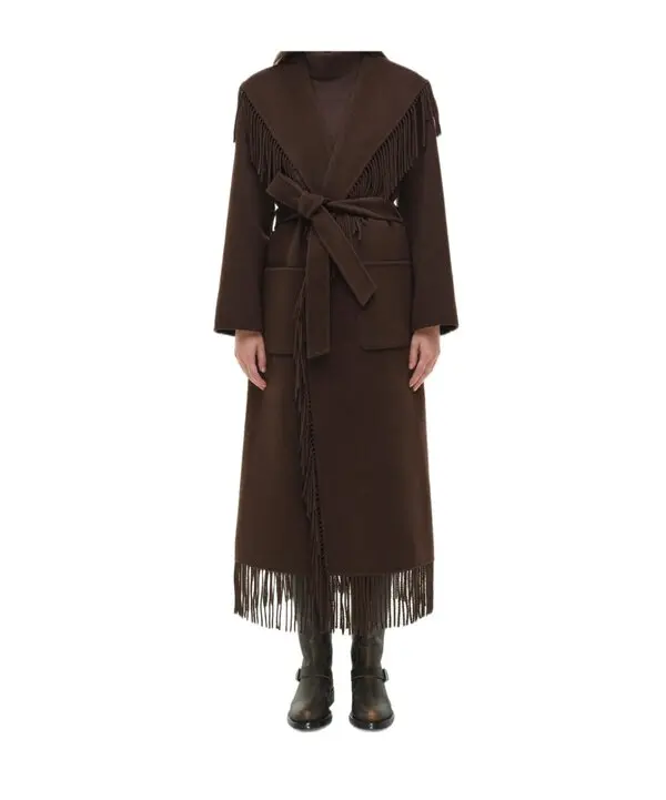 Simkhai Carrie Fringe Coat