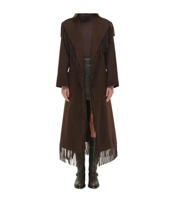Simkhai Carrie Fringe Coat