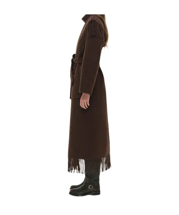 Simkhai Carrie Fringe Coat