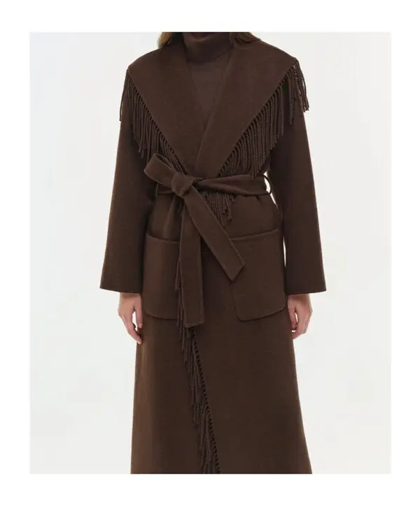 Simkhai Carrie Fringe Coat