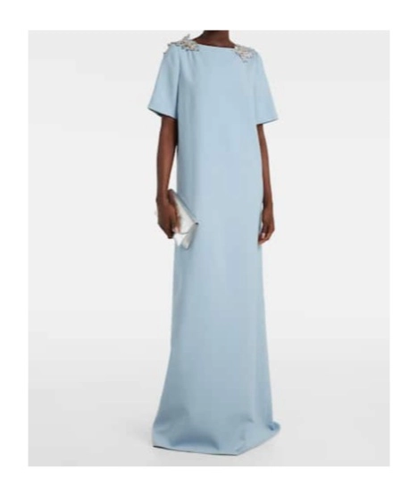 Oscar De La Renta Sequined Gown
