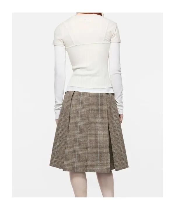 Acne Studios Layered Top With Bow