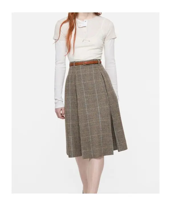 Acne Studios Layered Bow Detail Long Sleeve Shirt