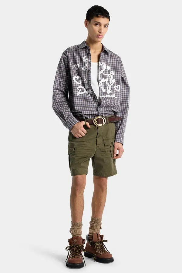 Dsquared2 Cargo Shorts - Yellow