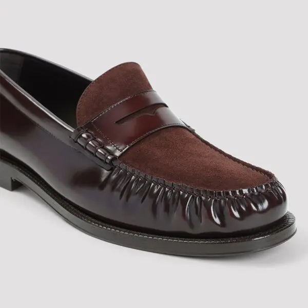 Brunello Cucinelli Penny Loafers - Red