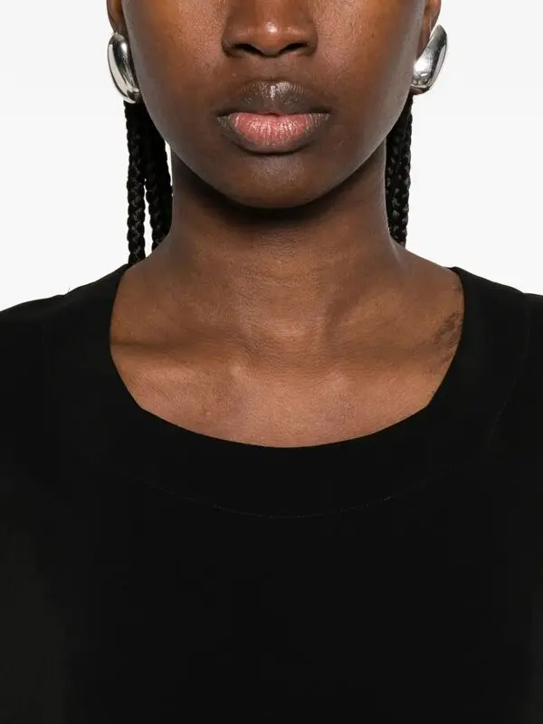 ERMANO SCERVINO Ermanno Scervino Flowy Silk Shirt With Asymmetrical Hem
