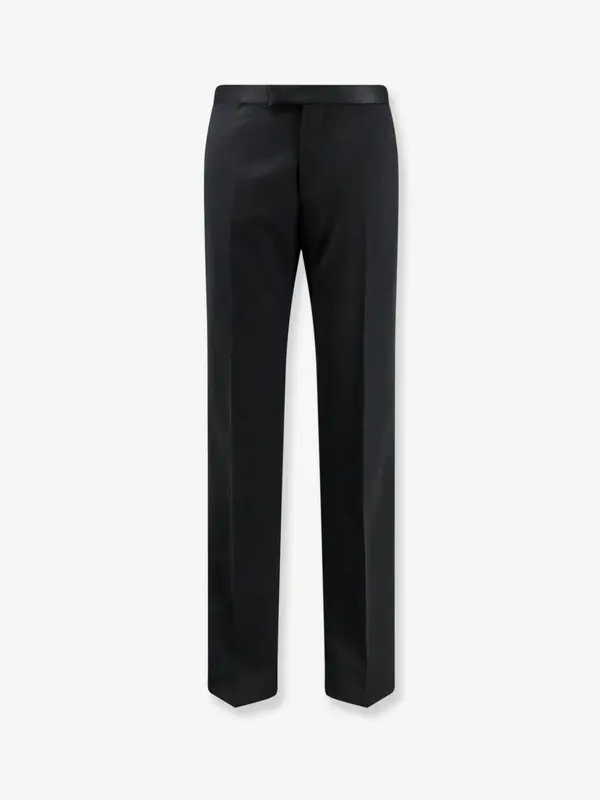 Tagliatore Virgin Wool Tuxedo Trousers