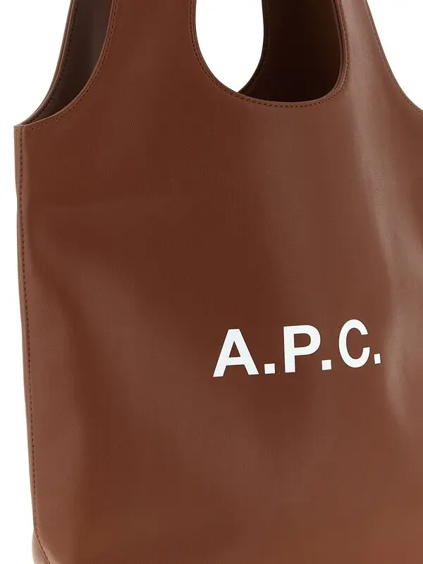 A.p.c. Ninon Small Tote Bag - Brown