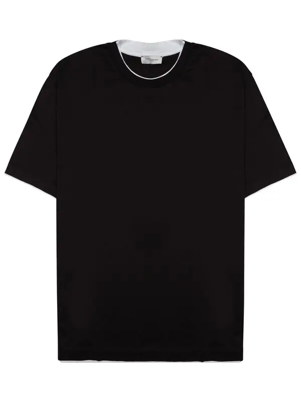 PAOLO PECORA MILANO T-shirt In Jersey Di Cotone - Black