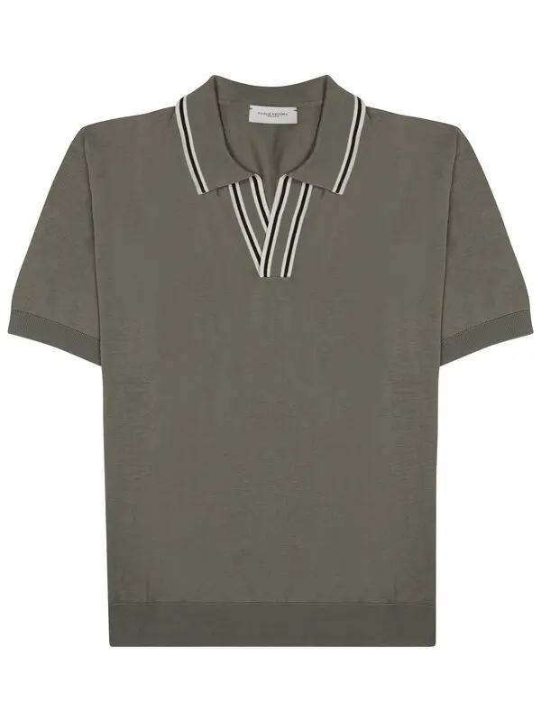 PAOLO PECORA MILANO Polo In Seta Misto Cotone