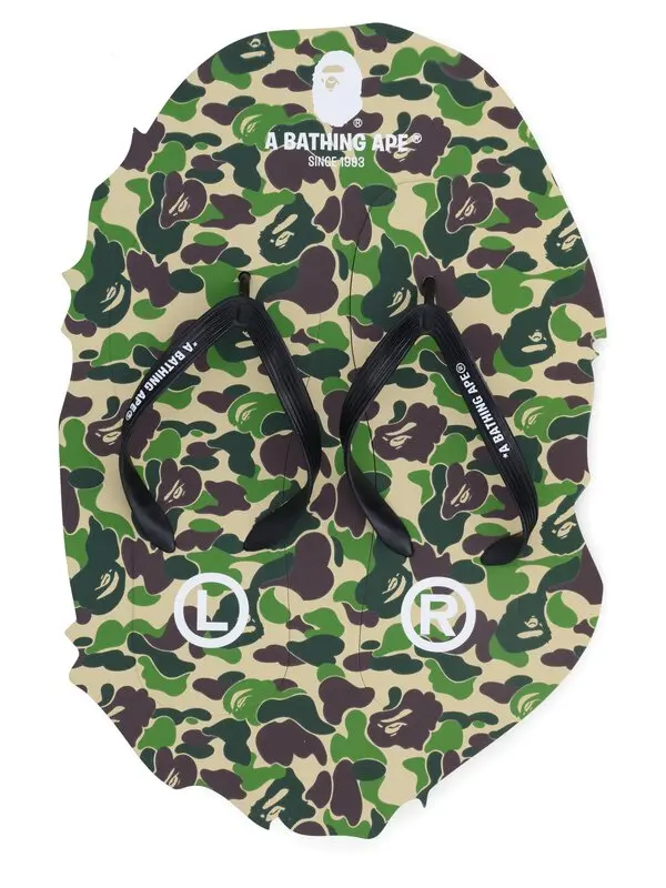 A BATHING APE Sandalo Infradito Camo