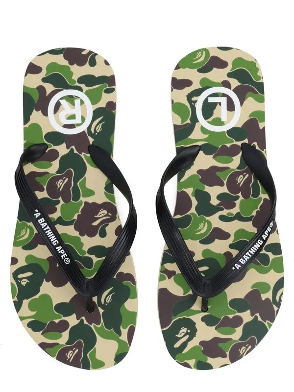 A BATHING APE Sandalo Infradito Camo