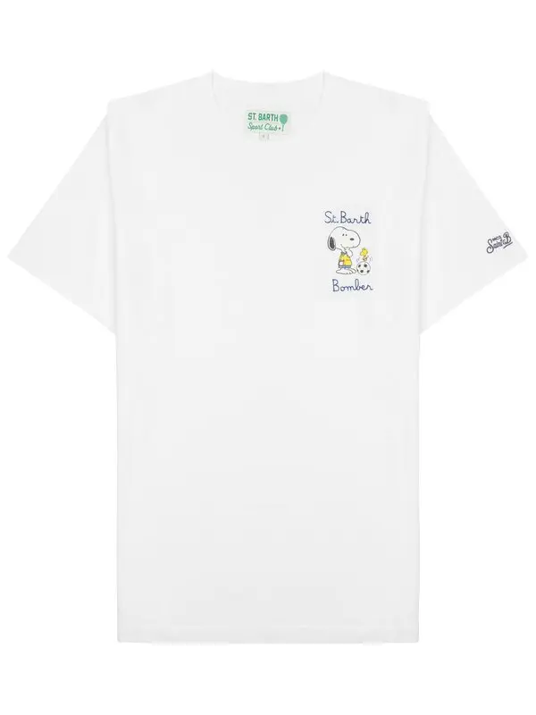 MC2 SAINT BARTH T-shirt Con Ricamo - White