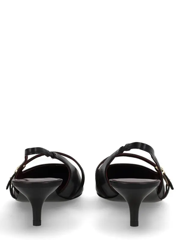 Tory Burch Mary Jane Slingback Pumps - Black