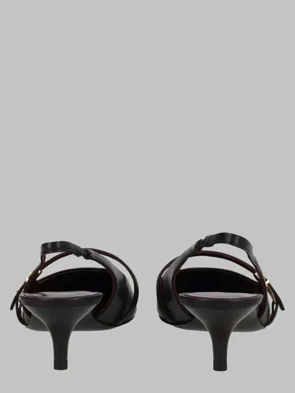Tory Burch Mary Jane Slingback Pumps - Black