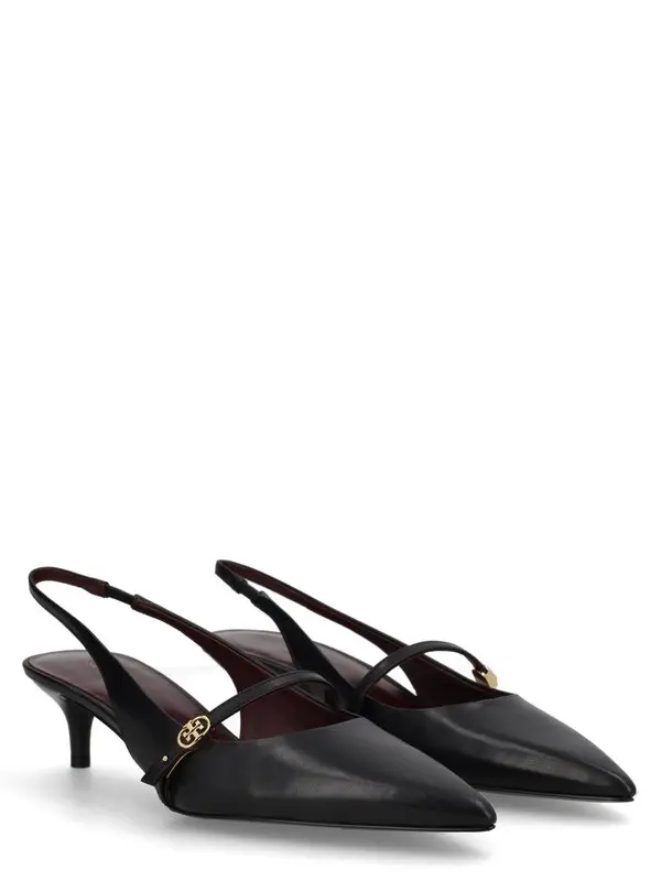 Tory Burch Mary Jane Slingback Pumps - Black