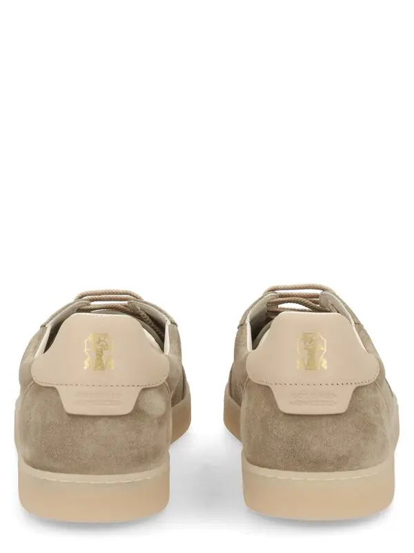Brunello Cucinelli Sneaker In Camoscio
